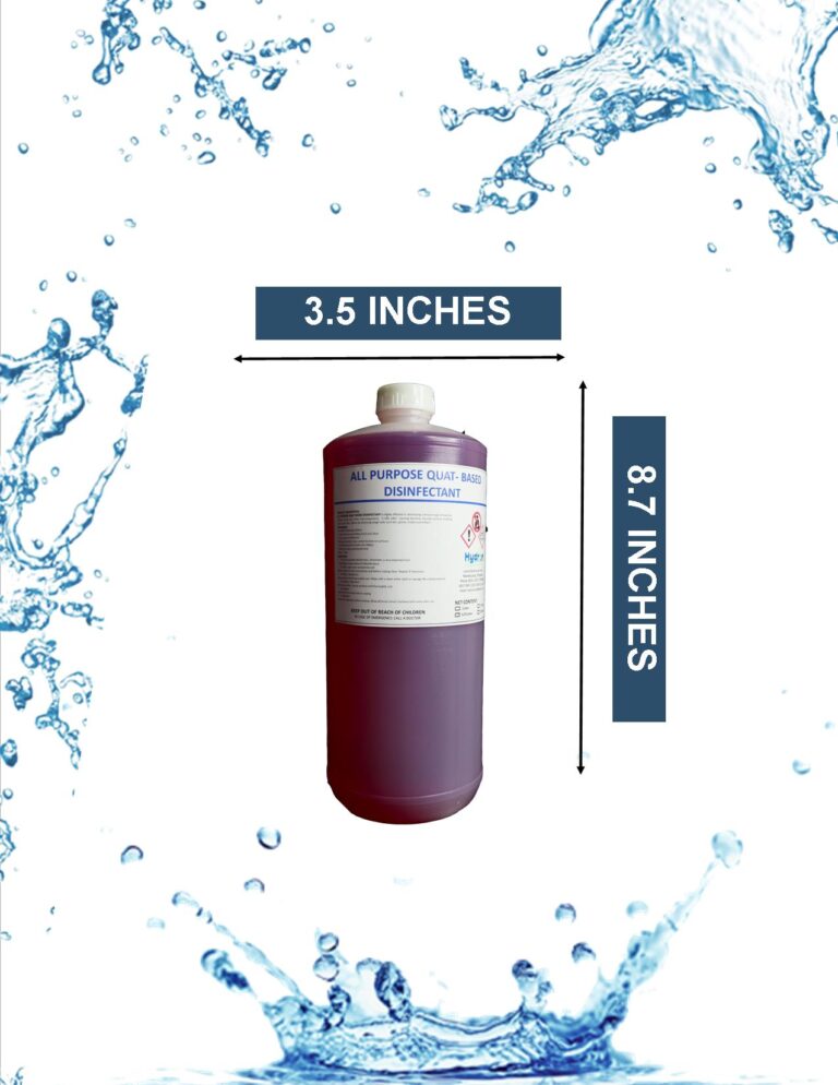 ALL PURPOSE QUAT-BASED DISINFECTANT – 1 Liter - Hydron Corporation