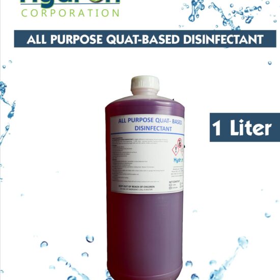 ALL PURPOSE QUAT-BASED DISINFECTANT – 1 Liter - Hydron Corporation
