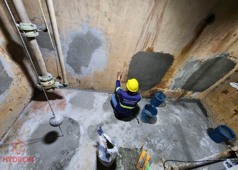 SCleaning and Repair of Mixed Bed and Polisher sumps - Hydron Corporation