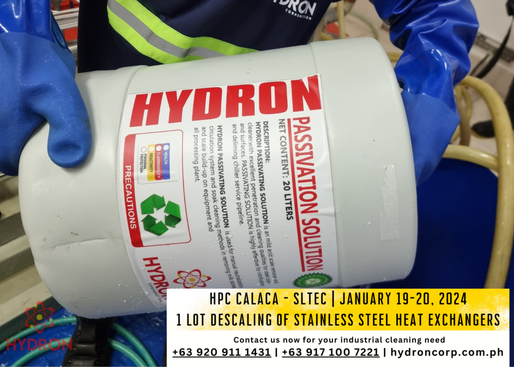HPH Calaca Batangas – SLTEC - Hydron Corporation
