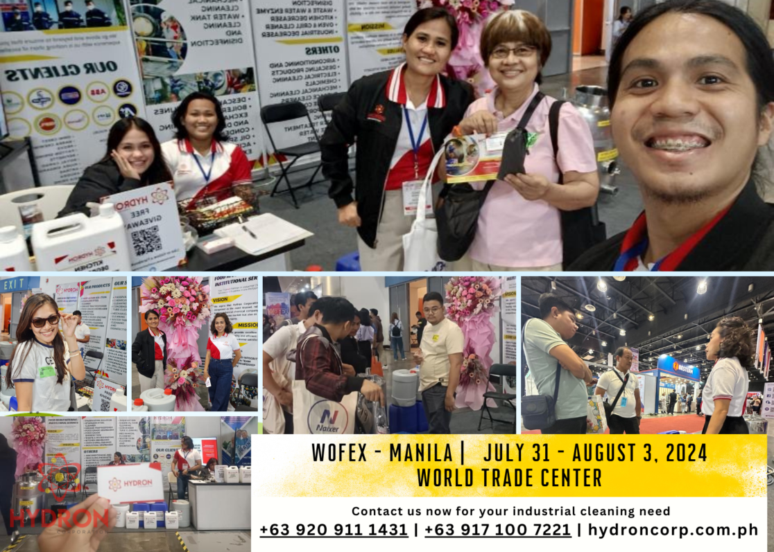 Hydron’s Essential Cleaning Solutions Shine at WOFEX Manila 2024 ...