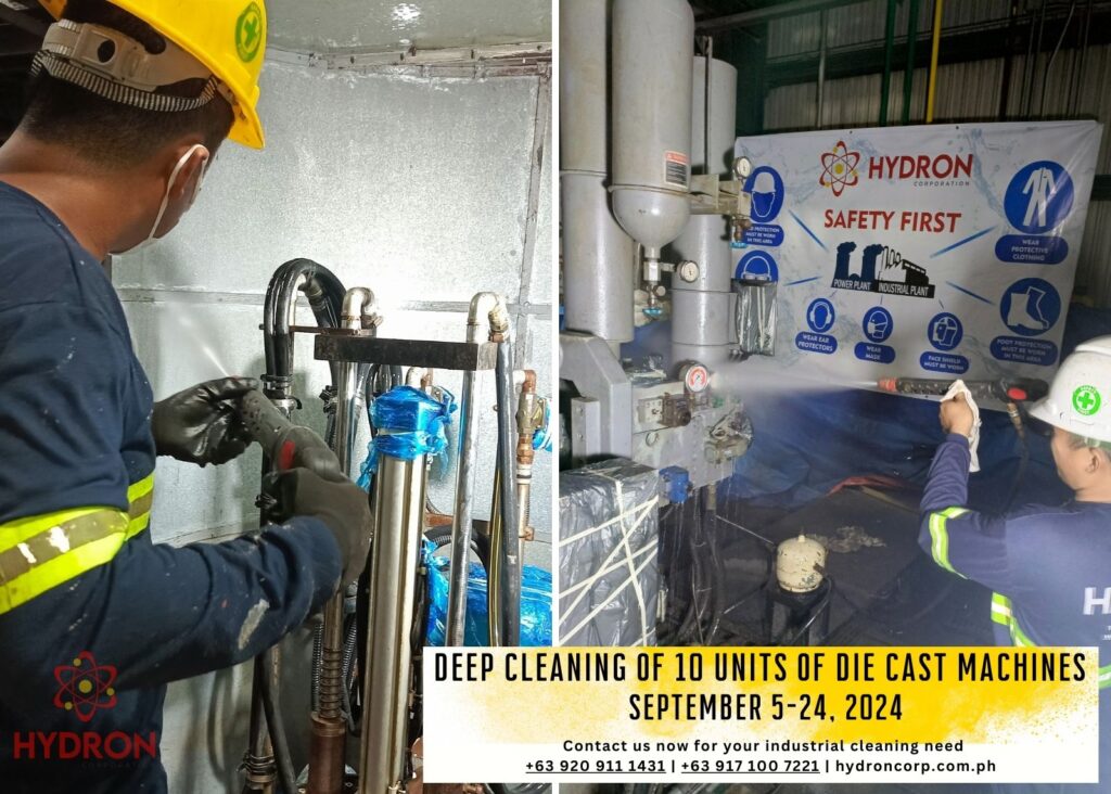DEEP CLEANING OF DIE-CAST MACHINES - Hydron Corporation