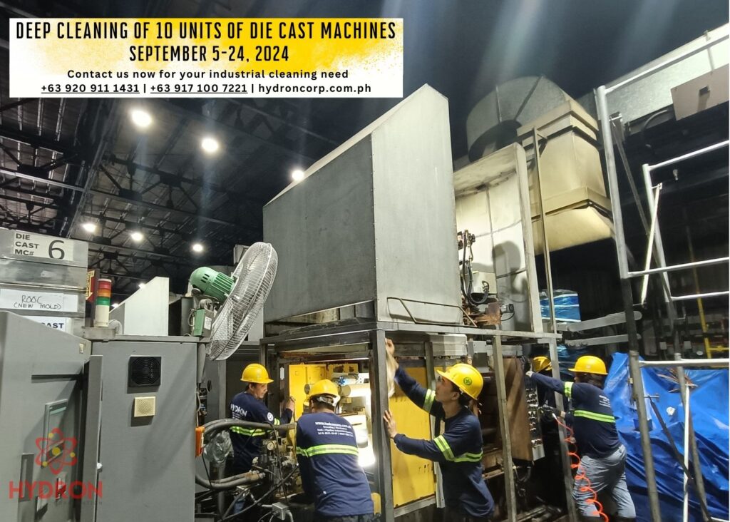 DEEP CLEANING OF DIE-CAST MACHINES - Hydron Corporation