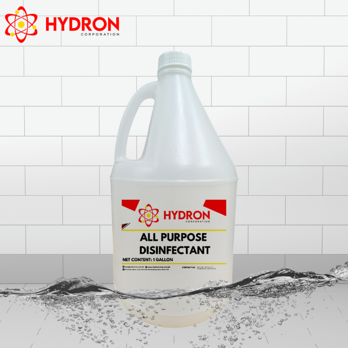 ALL PURPOSE QUAT-BASED DISINFECTANT – 1 Gallon - Hydron Corporation