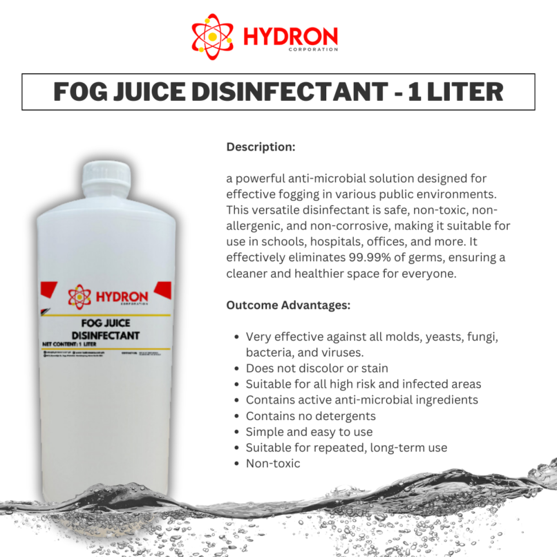 ALL PURPOSE QUAT-BASED DISINFECTANT – 1 Gallon - Hydron Corporation